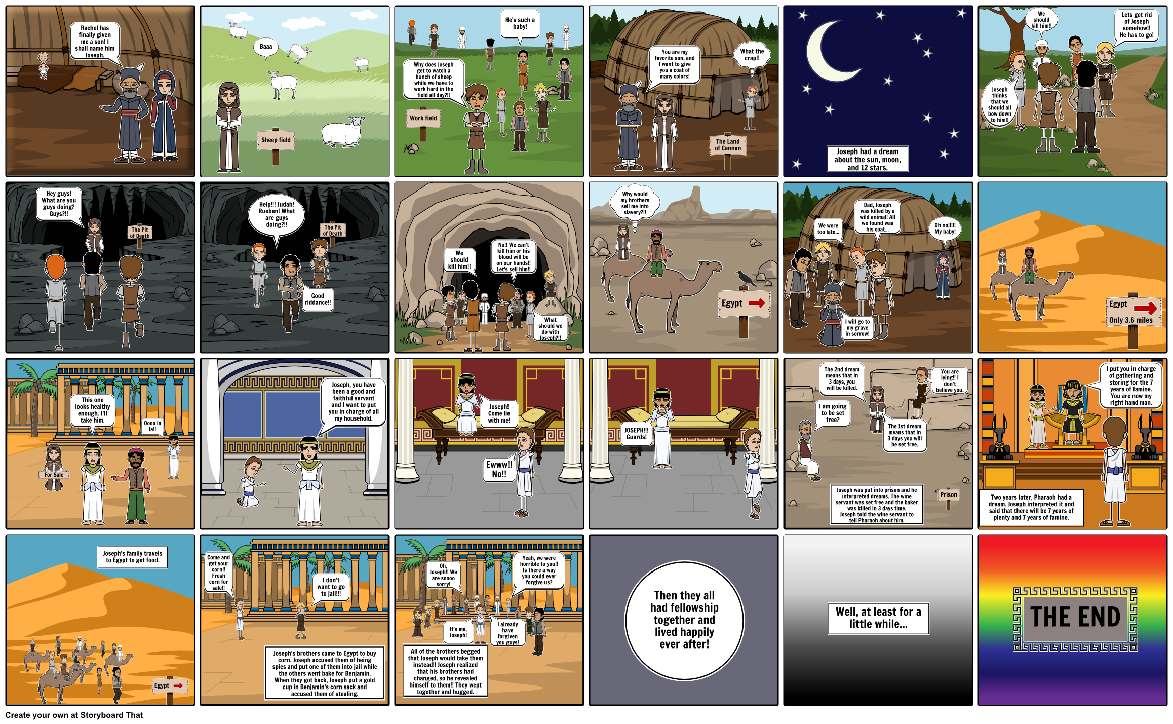 Joseph Storyboard by abriele