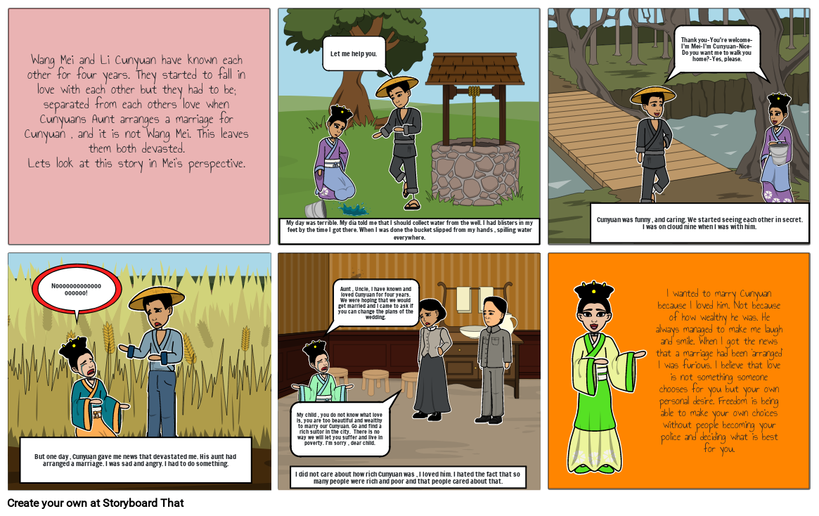 Is freedom overrated ? Wang Mei's point of view