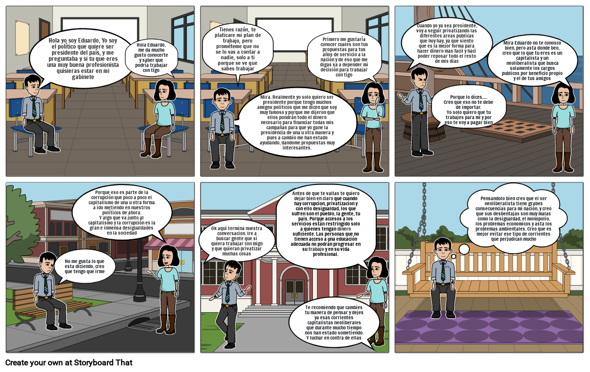 tarea de historia Storyboard by ac6f69ff