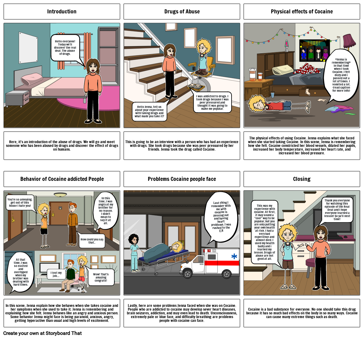 The Real Deal Kids Activity-Nada Storyboard by ac6fa013