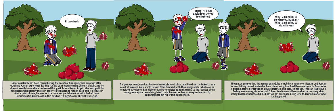 The Kite Runner Comic Strip Storyboard by acf5fae2