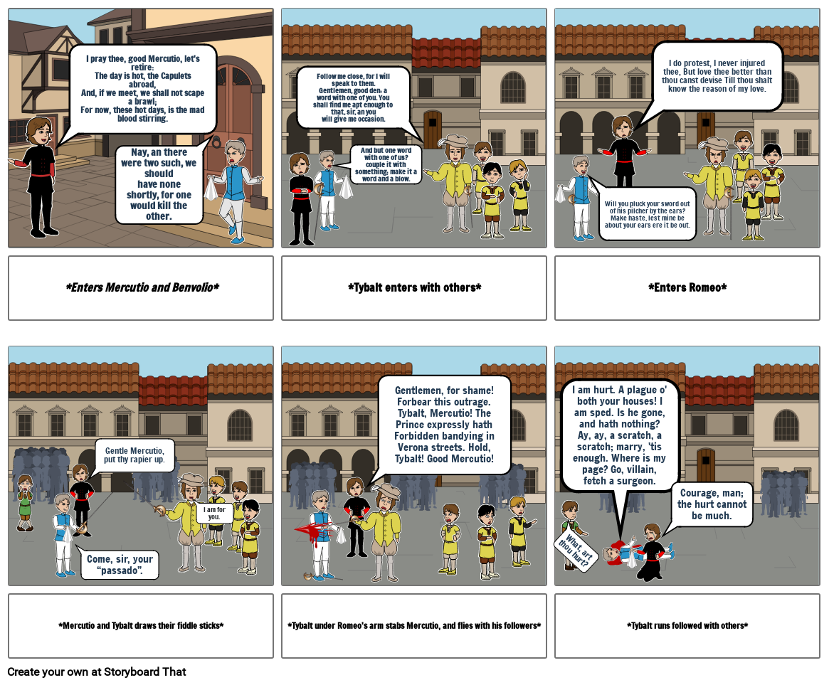 romeo and juliet Storyboard by ad7ea69a