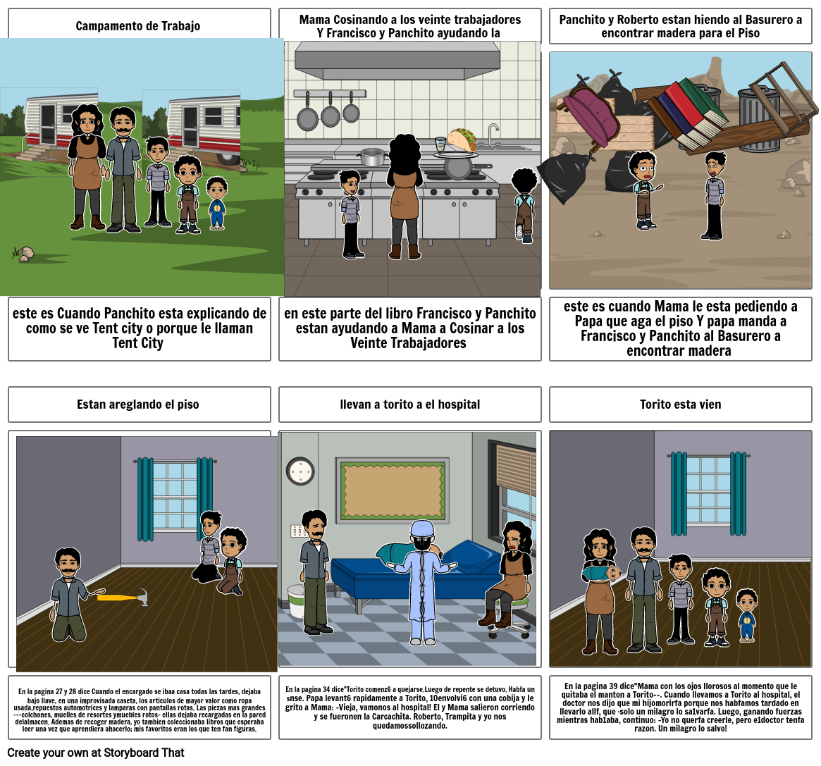 Cajas de carton capitulo 4 Storyboard by ad871974