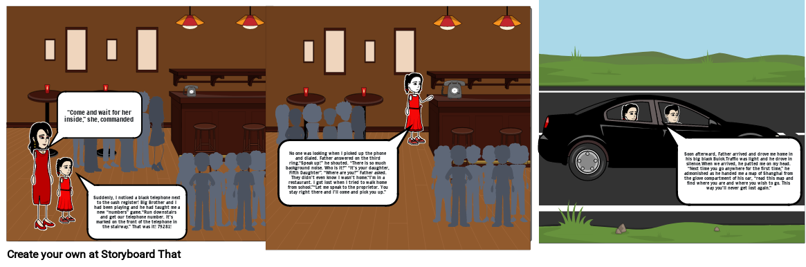English Assignment task 2 part 2 Storyboard par ad90bf35
