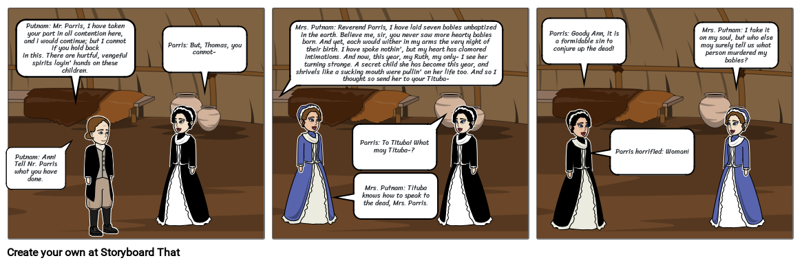 The Crucible Storyboard by adam66931