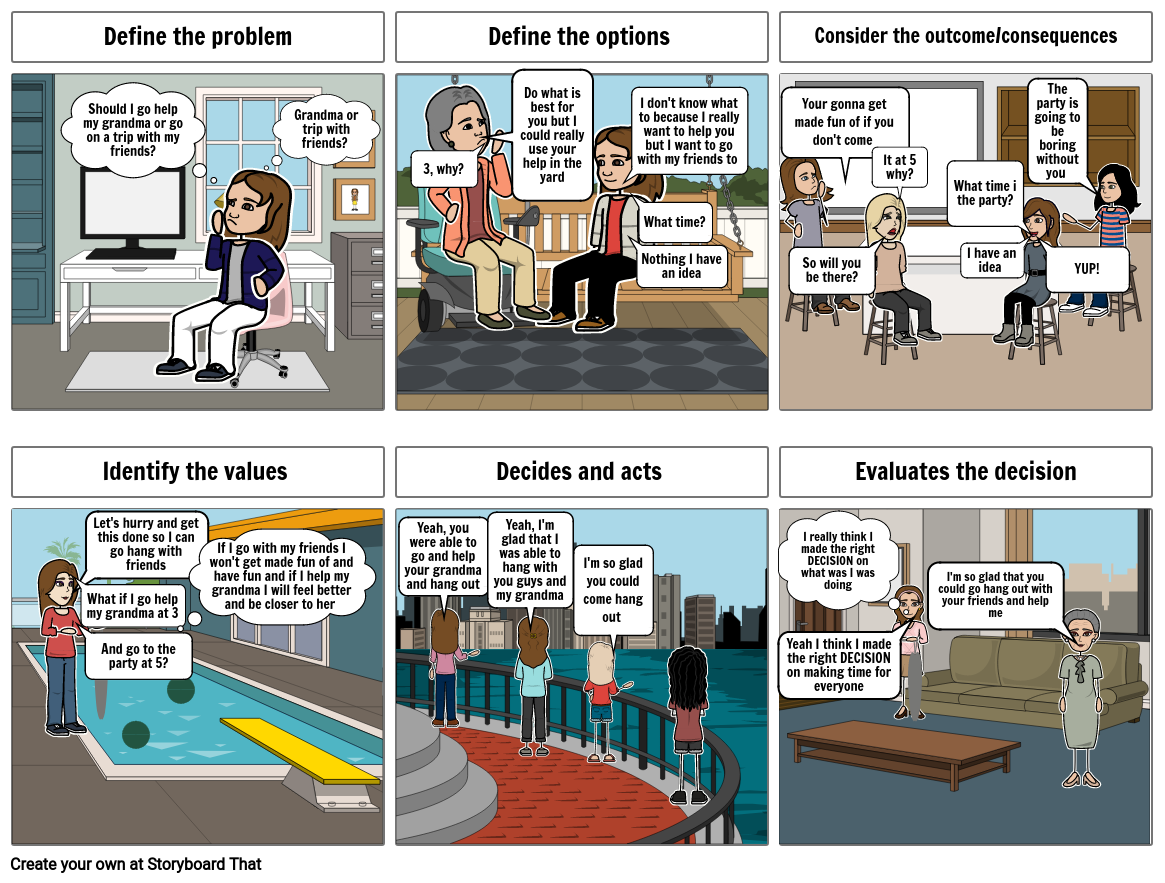 Ashleys Decide comic Storyboard por adickey14043