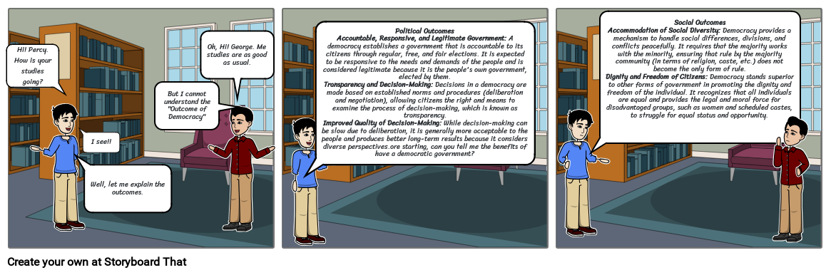 A Day in A Democratic Country Storyboard by adityaspl_rk