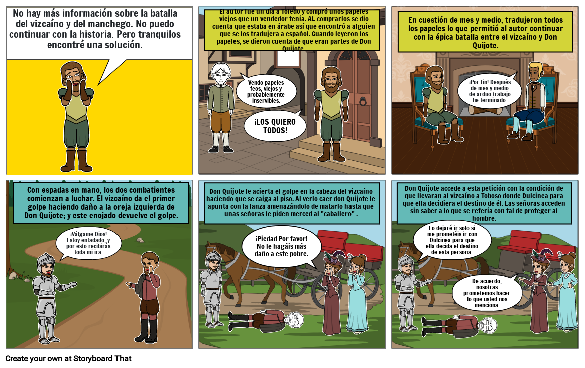 Don Quijote capitulo 9 Storyboard ידי ae2cffaa