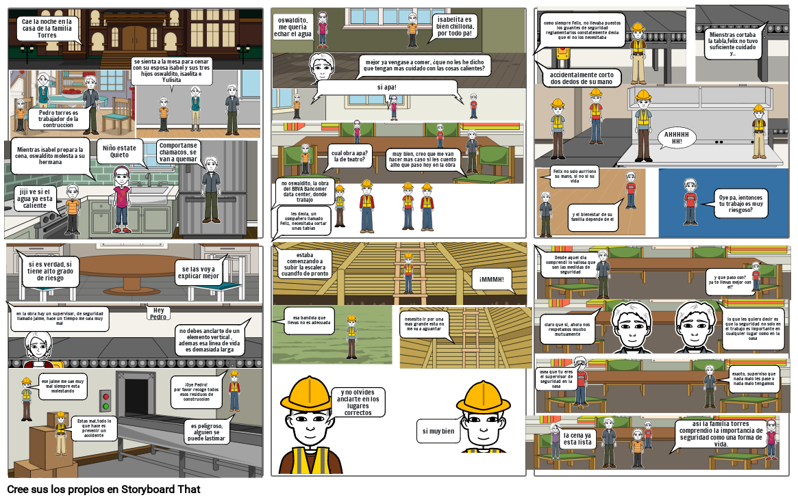 Historiesta-Prevencion De Riesgos Storyboard by af50d534