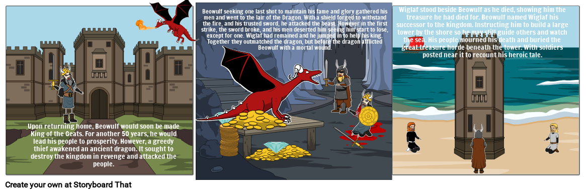 Beowulf 3 Storyboard por aiden_howard1
