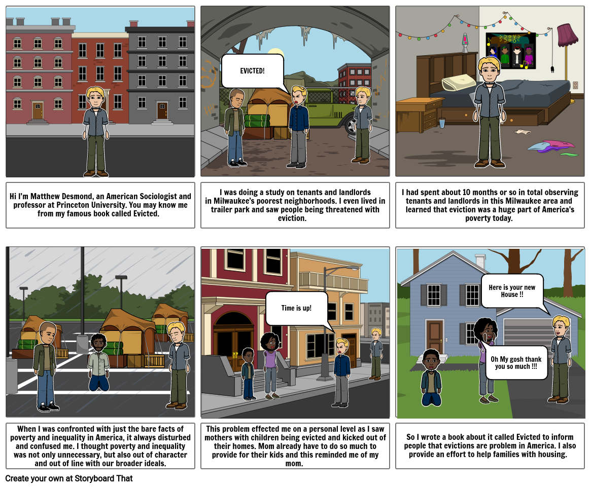Matthew Desmond Storyboard par ajearthquake