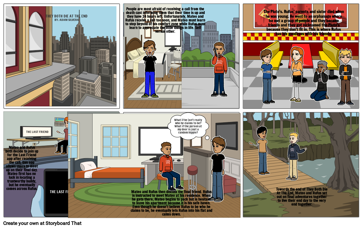 They Both die in the end Storyboard by akinabears