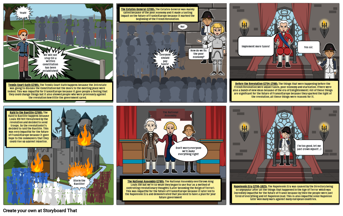 The French Revolution القصة المصورة من قبل al91091