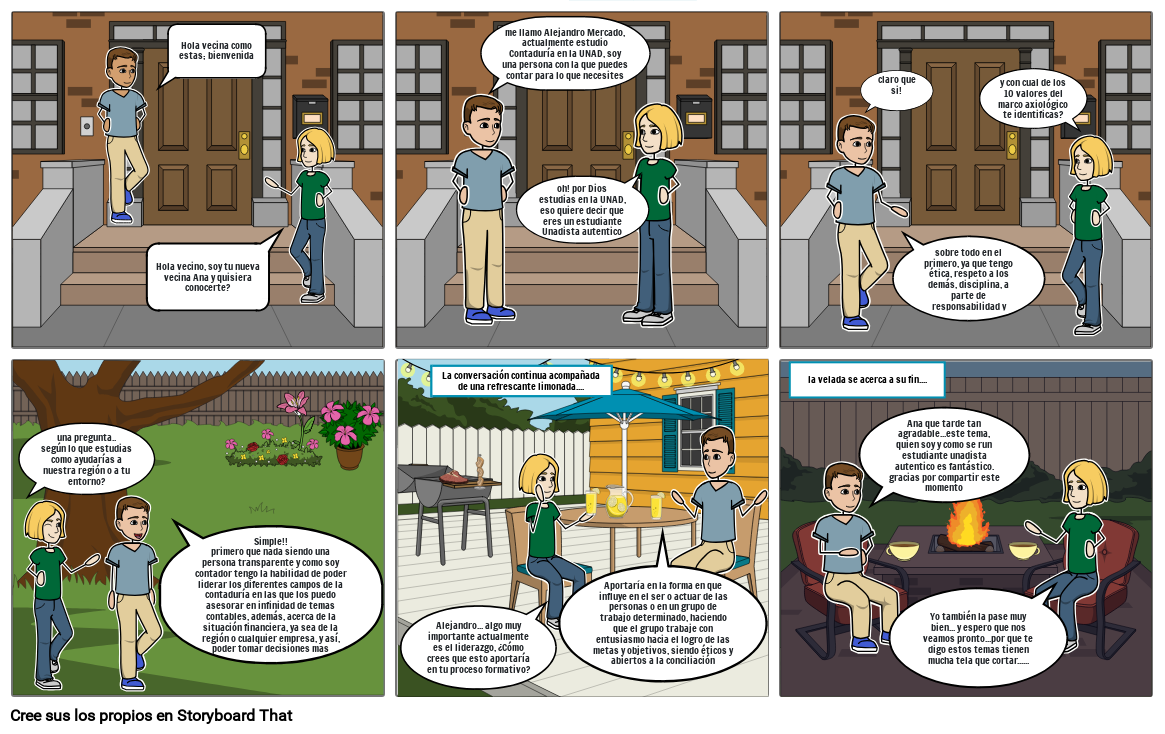 Estudiante autentico UNAD Storyboard por alejandromercador10