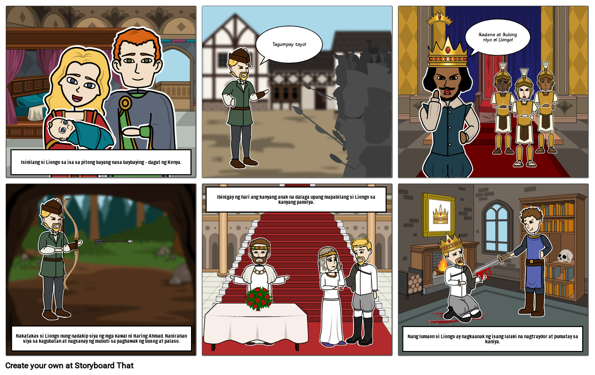 Liongo Storyboard by alzianheart