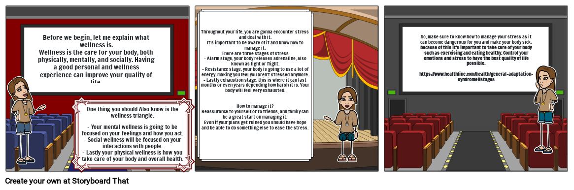 Wellness and stress management Storyboard by am27902