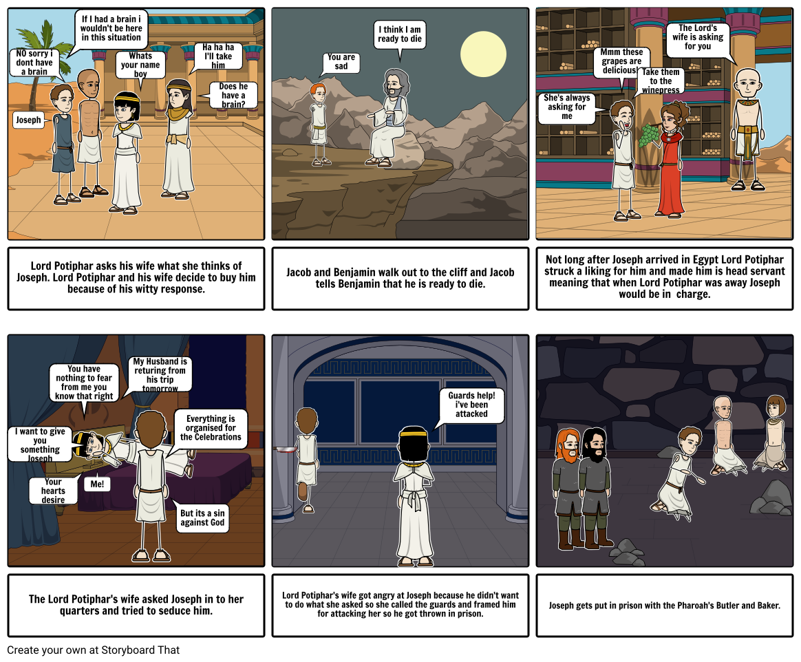 Joseph's story 3 Storyboard por amaly12345678