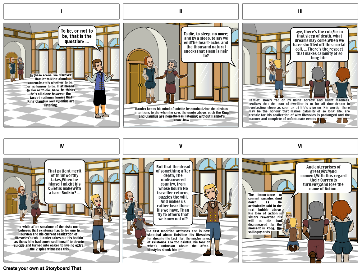 Hamlet Storyboard por amarexoxo