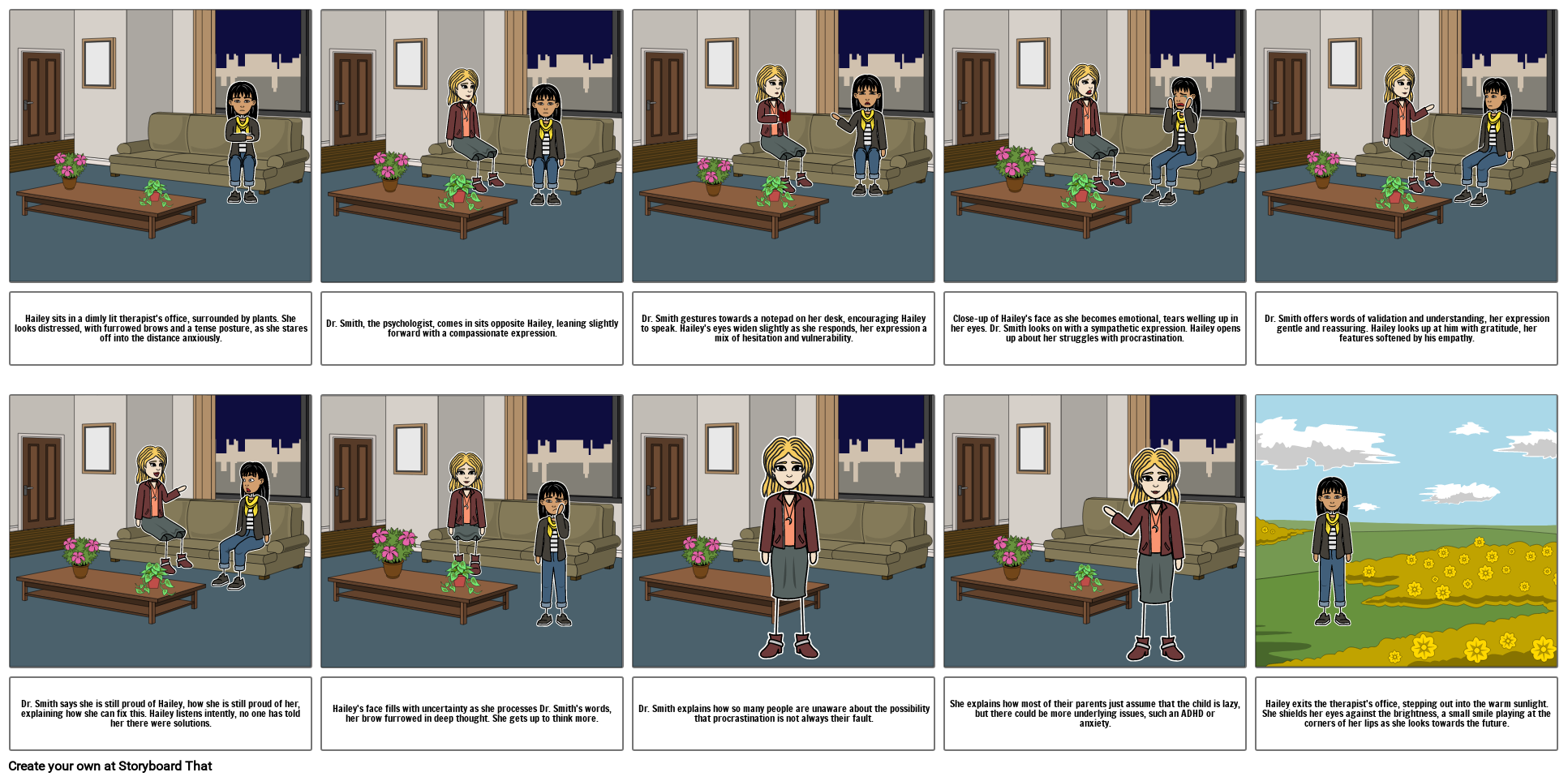 The Procrastination Paradox Storyboard by amelia53565