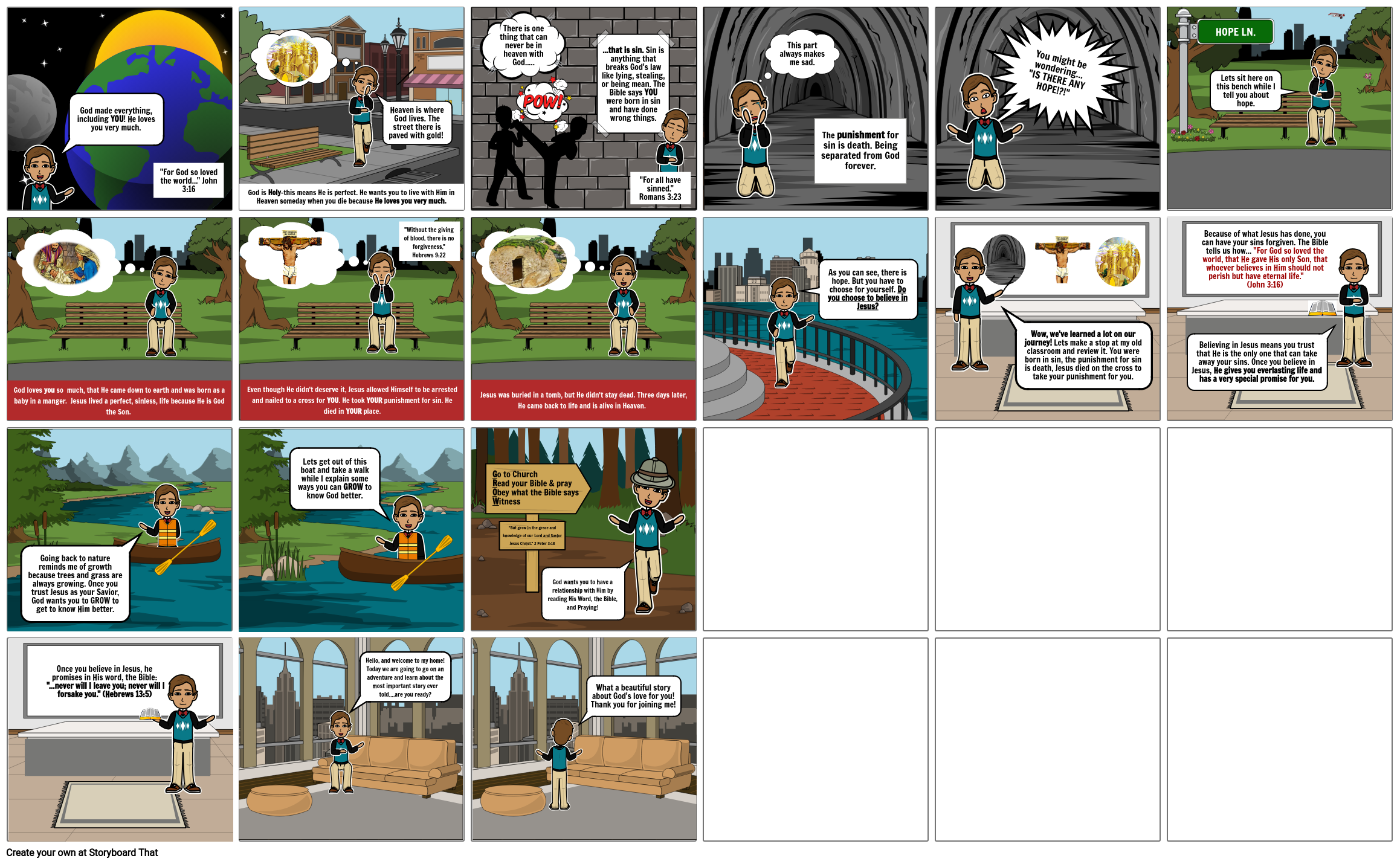 Gospel Storyboard Storyboard By Amy10341