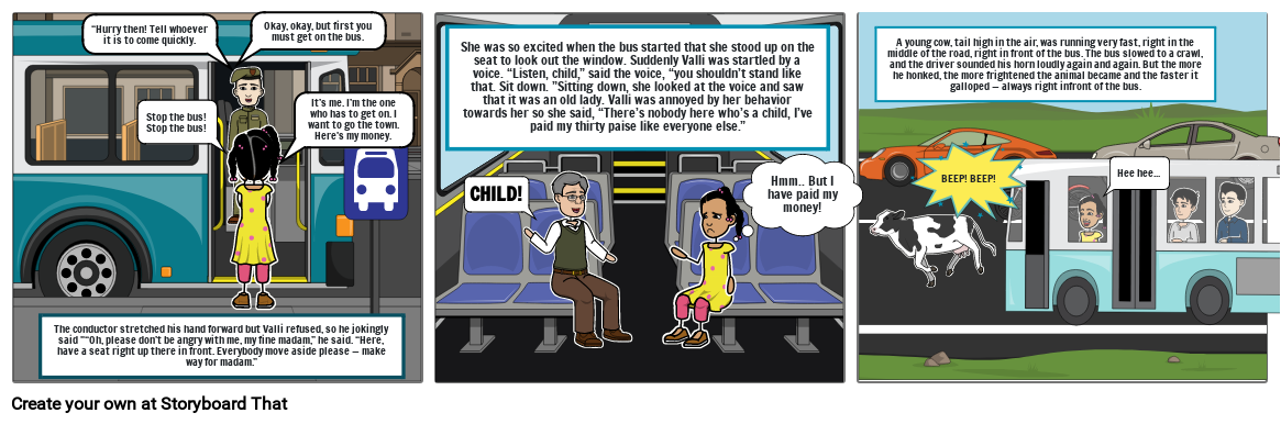 Madam rides the bus 2 Storyboard von anakha25944