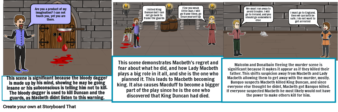 Macbeth Act 2 Storyboard por andie_m