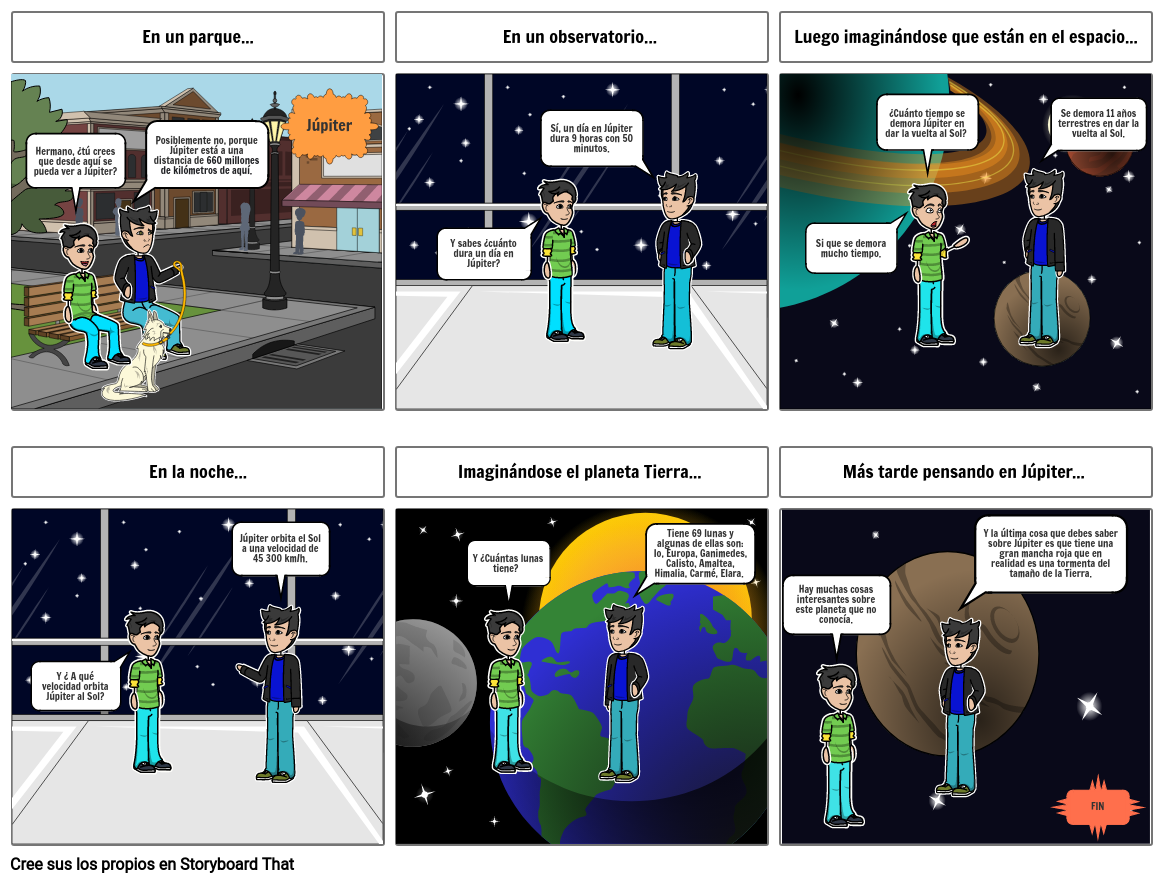 Júpiter Storyboard por andreesparza