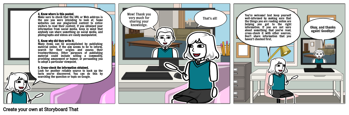 Comic Strip Storyboard par angeliquegurrrl