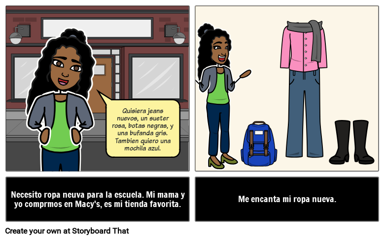 ¿Qué desea Ud.? Storyboard por anna-warfield