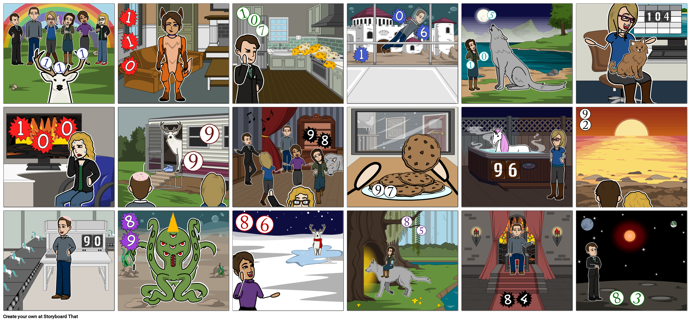 Countdown 2018 Storyboard Por Anna warfield