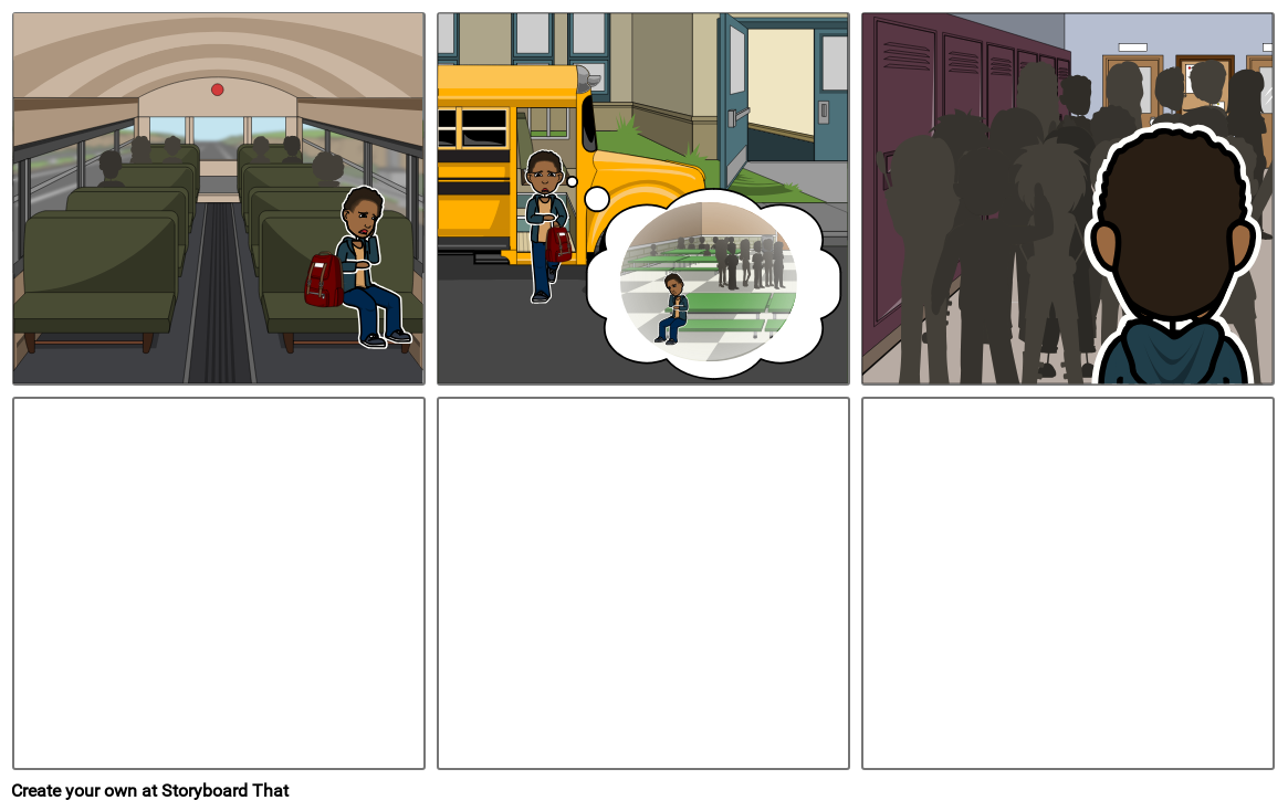 first day of school Storyboard by anna-warfield