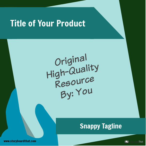 TpT Product Cover Image Storyboard por anna-warfield