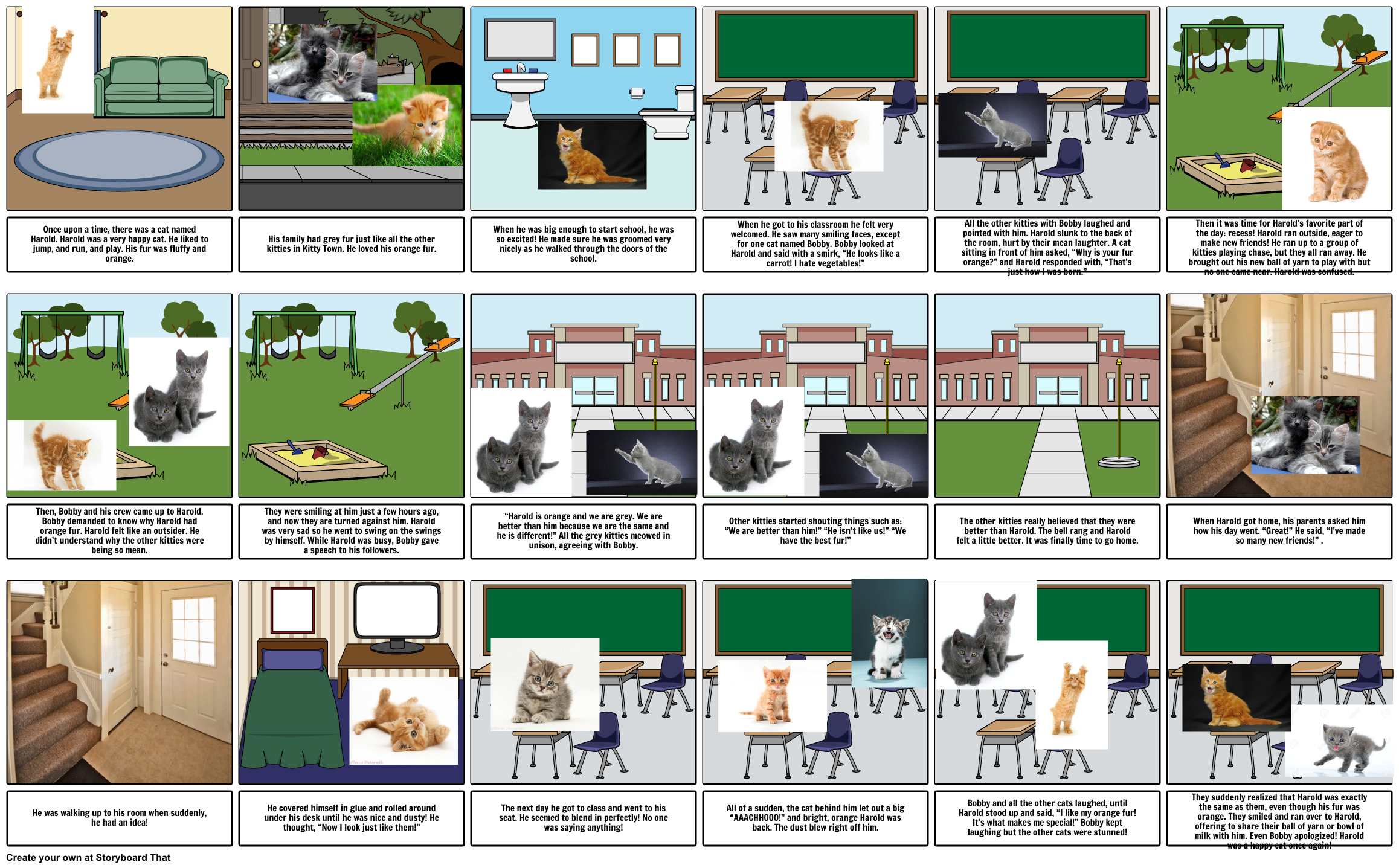 Harold the Cat Storyboard by appsychladies