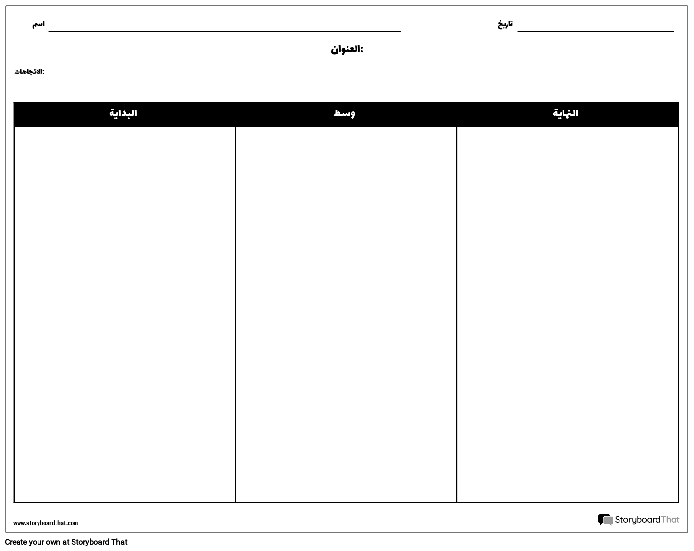 BME المناظر الطبيعية Storyboard par ar-examples