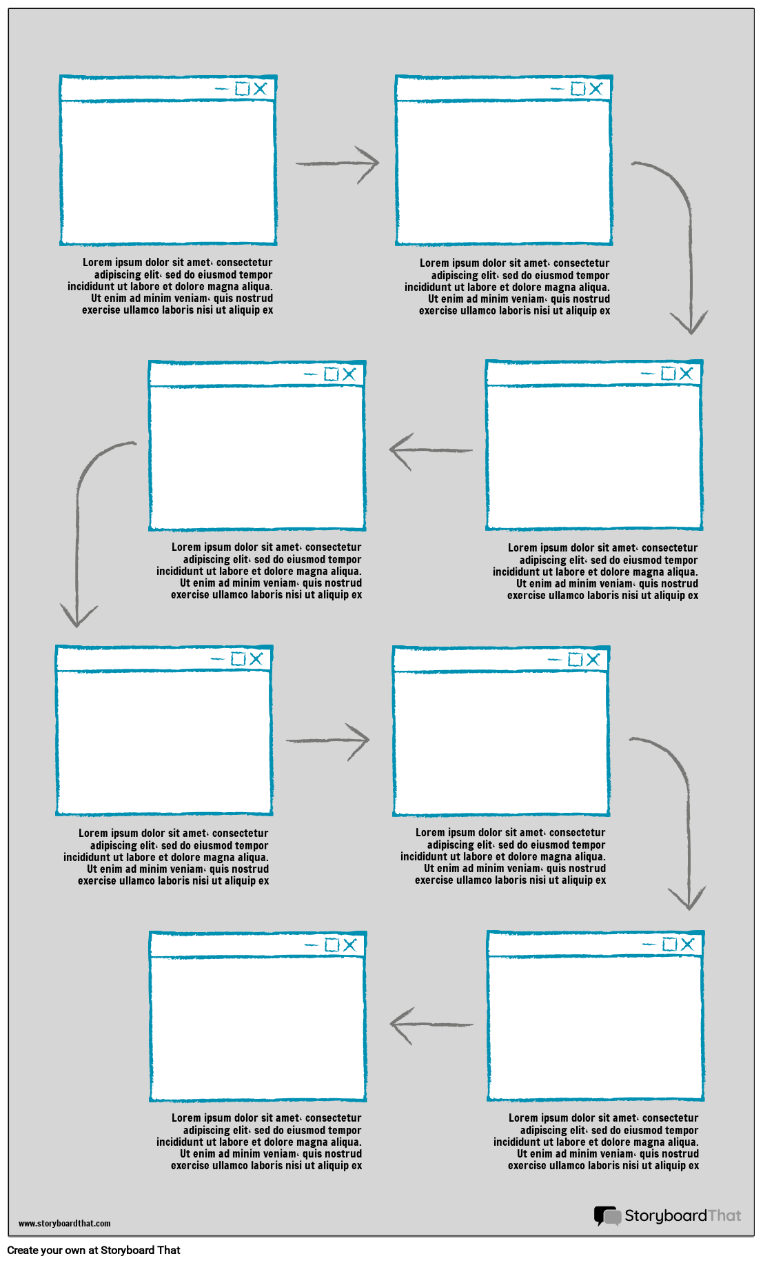 UX Wireframe-3 Storyboard par ar-examples