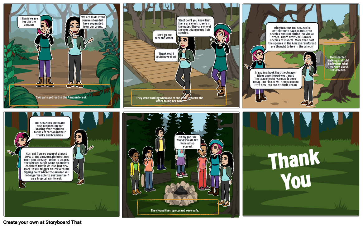 amazon Storyboard by arisiam