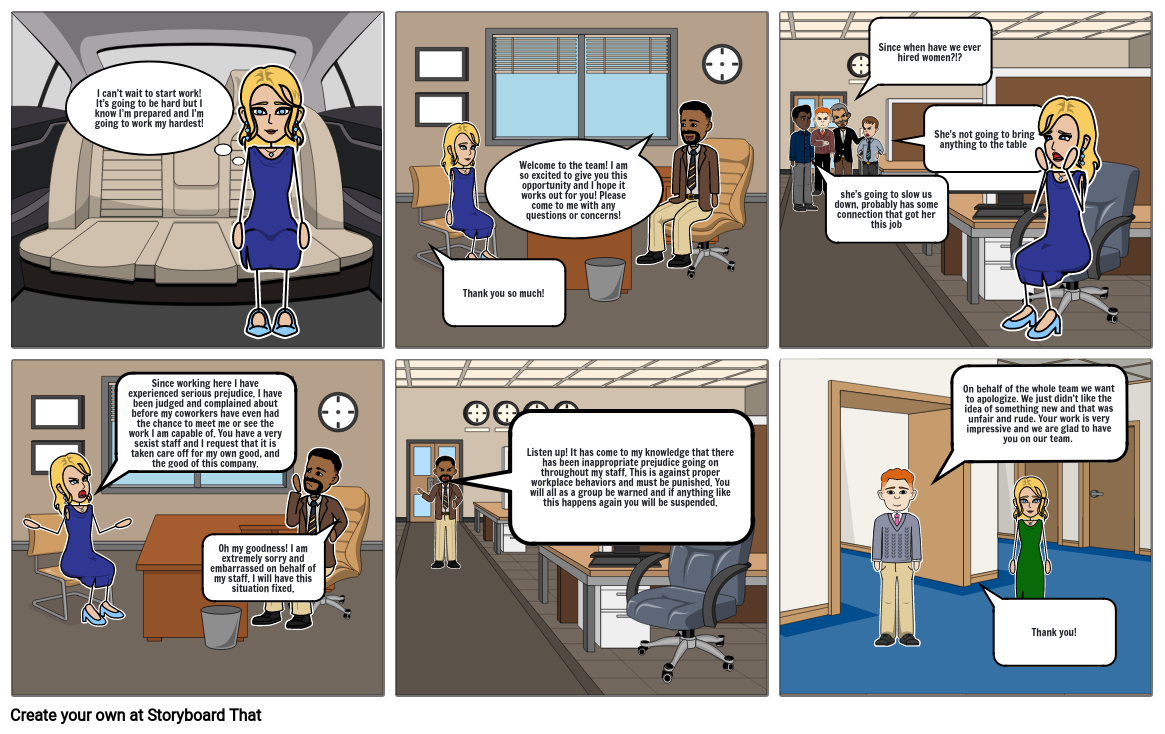 Inappropriate Workplace Behaviors - Prejudices