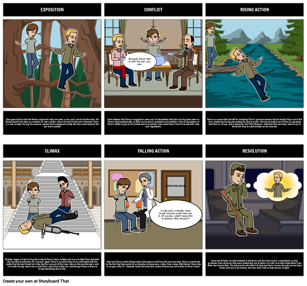 A Separate Peace Storyboard por aseparatepeace_10