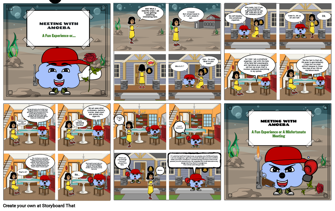 Meeting with AMOEBA Storyboard by ashka