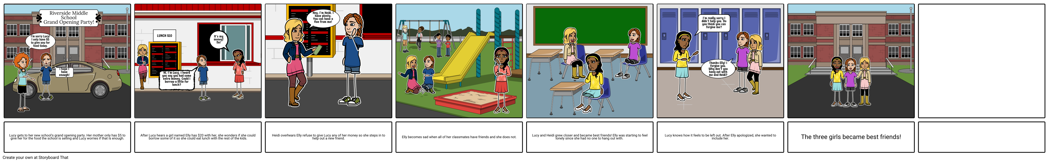 Three different flowers Storyboard por aswanson2