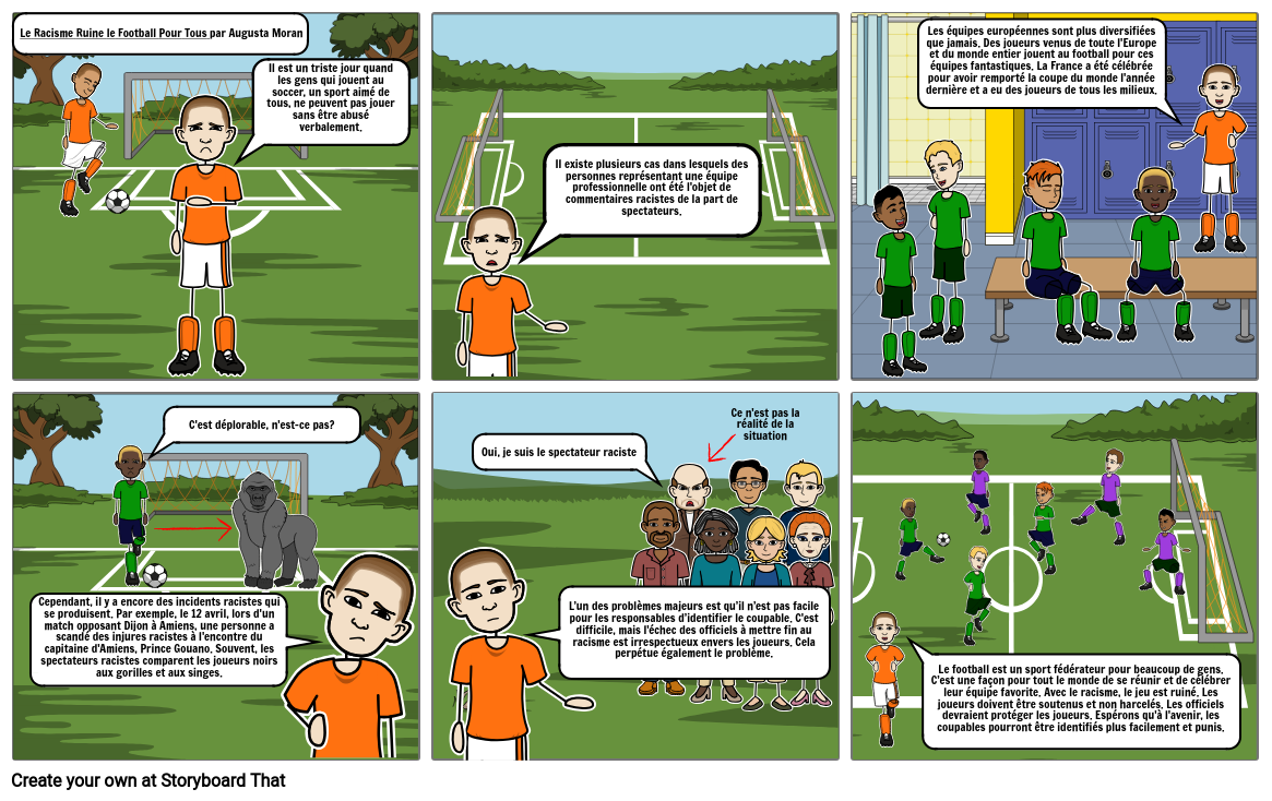 Le Foot Storyboard por augustamo