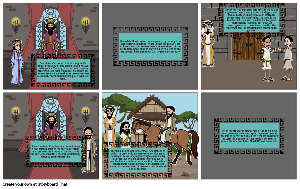 Esther Comic Strip 2 Storyboard By Avan123