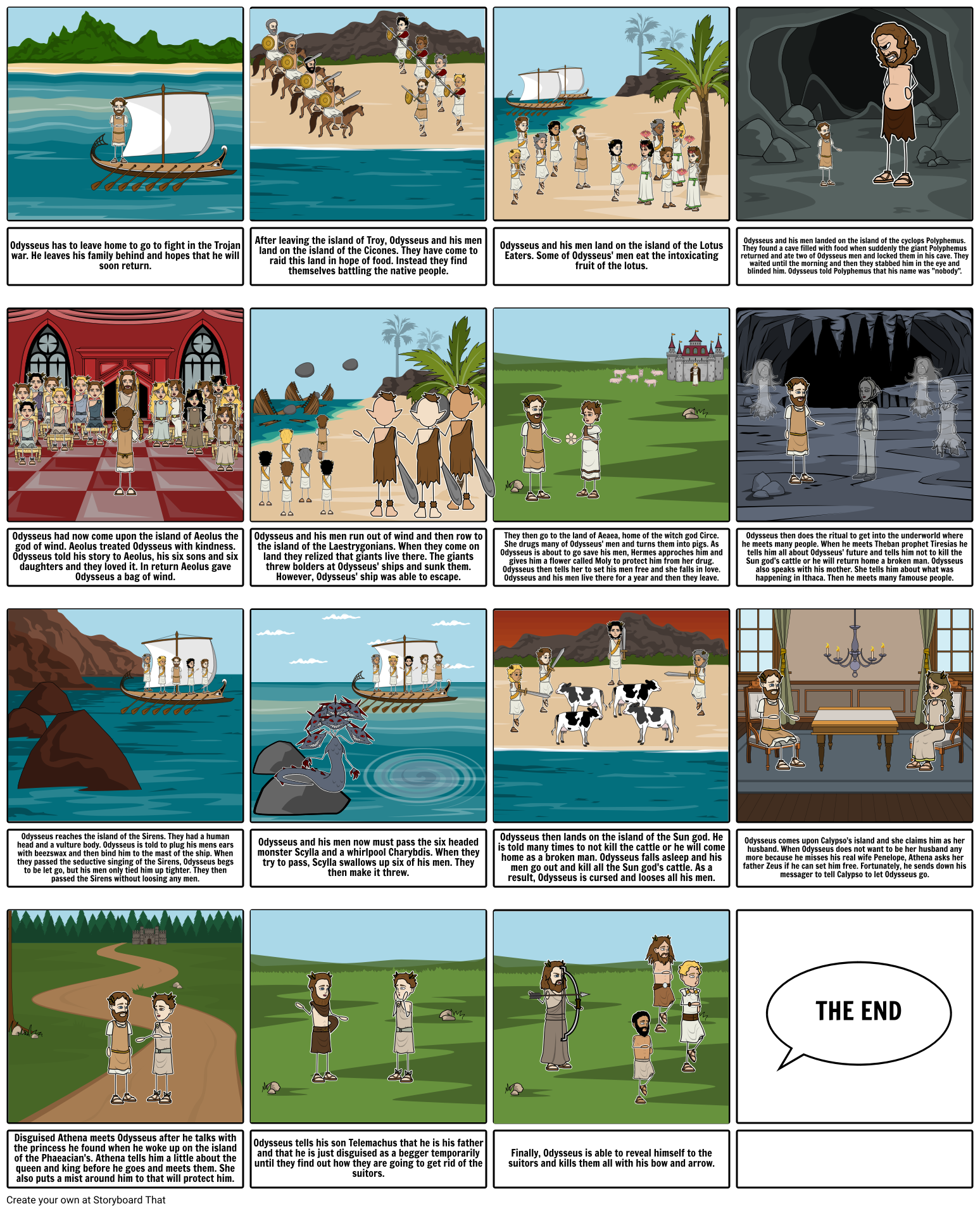 The Odyssey Storyboard by averymn
