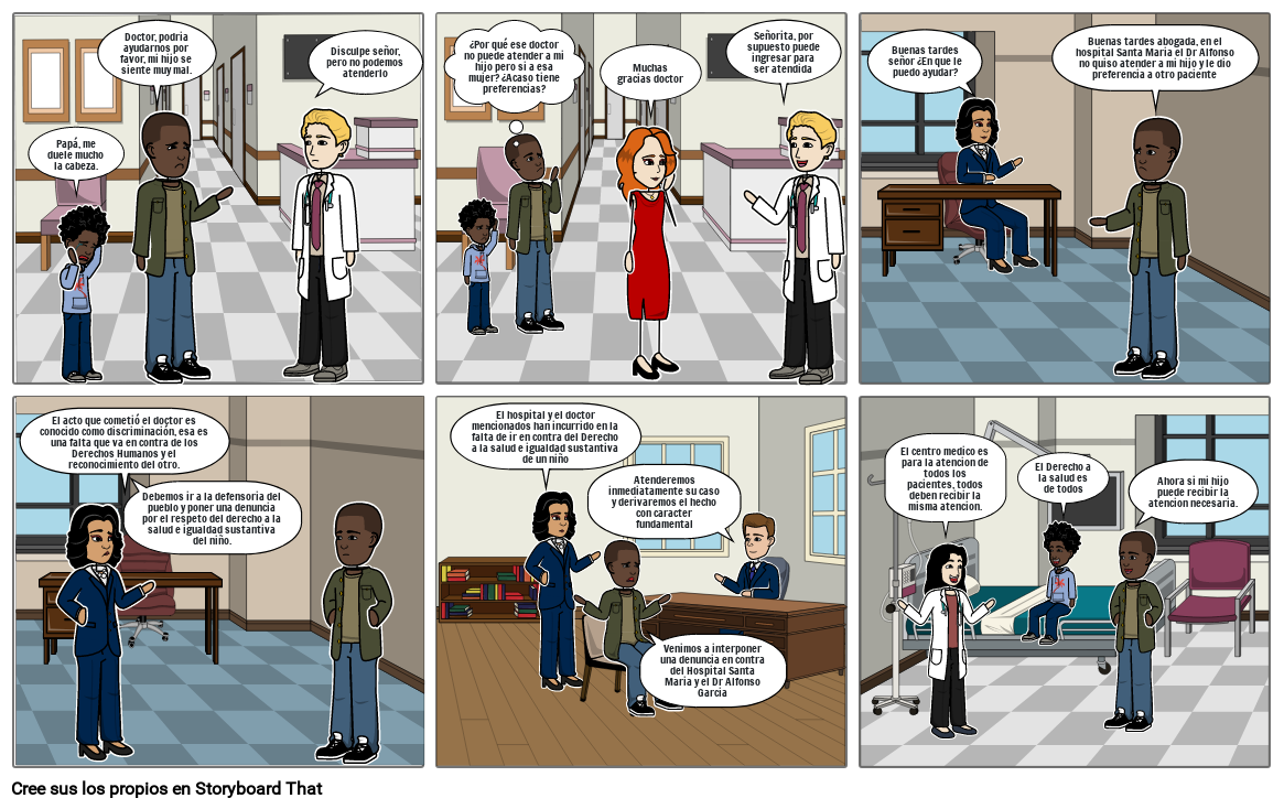 Derechos Humanos Storyboard af b0fa6deb