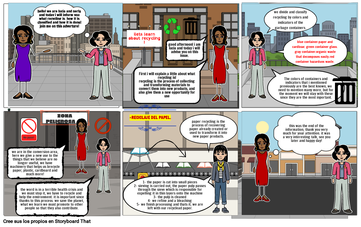 recycling Storyboard by b1387c04