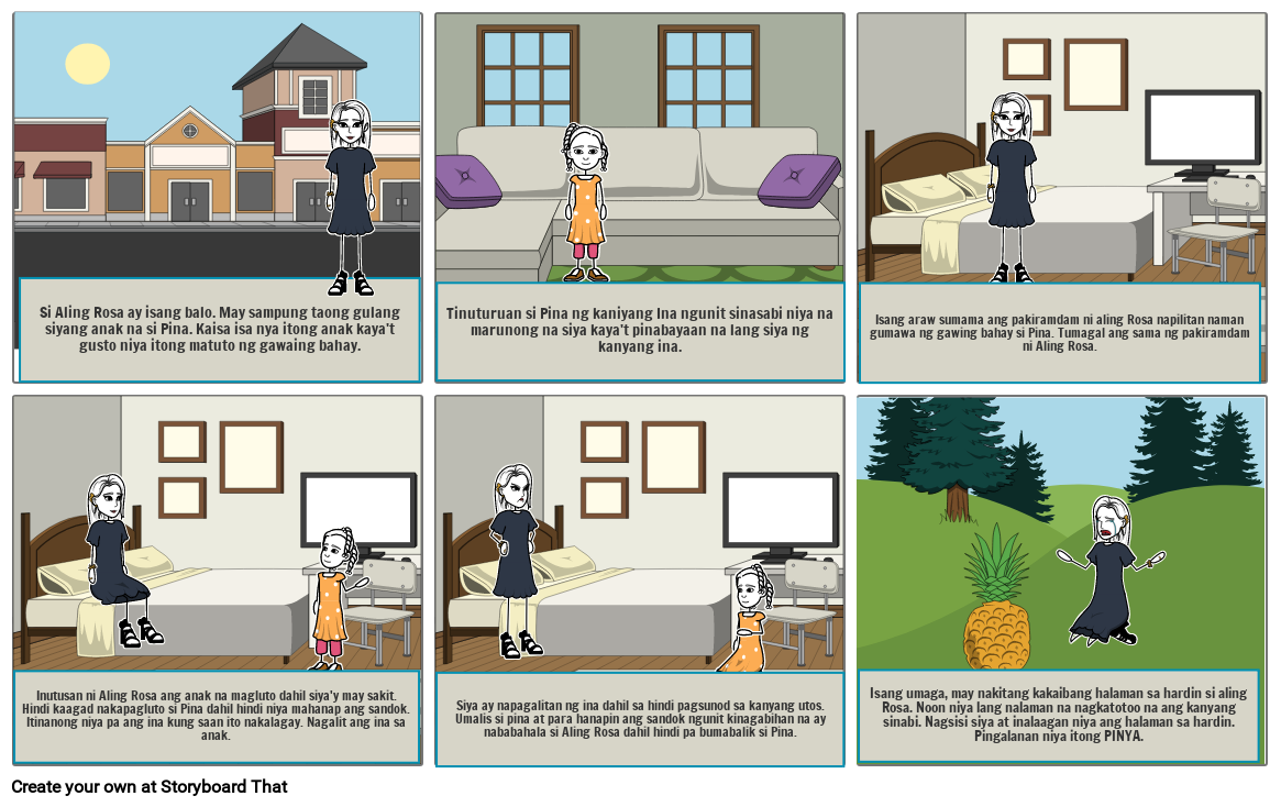 The Legend of Pineapple Storyboard von b1be50df