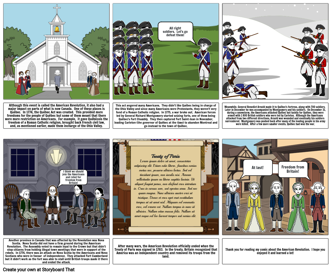 Arianna History - The American Revolution Comic 2