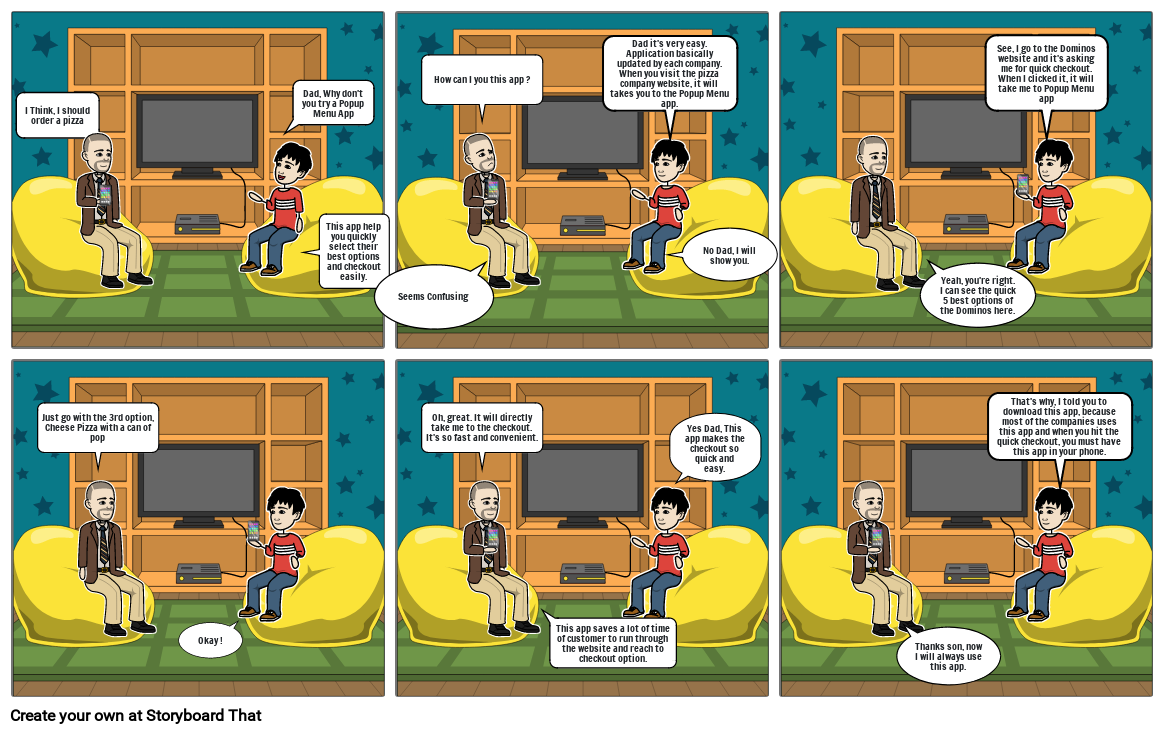 Popup Menu Storyboard par b24a8e3b