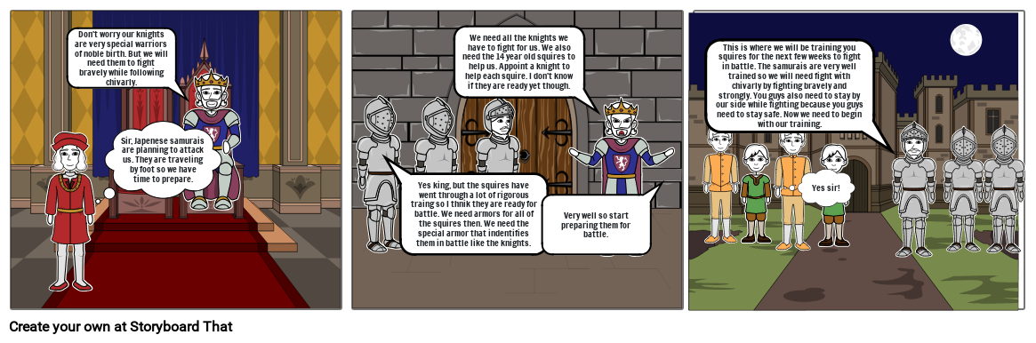 Knights Storyboard by b28baad1