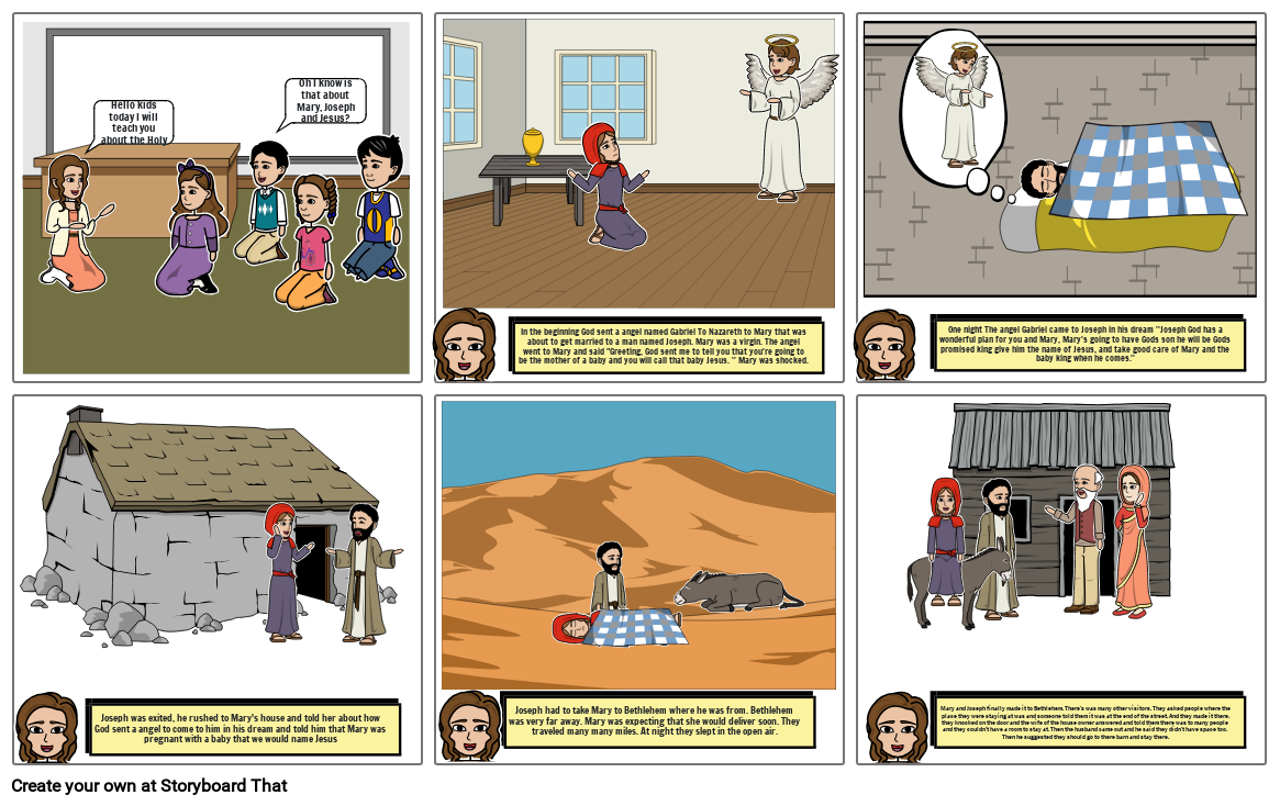Mission of Jesus Storyboard by b2a6c7d6